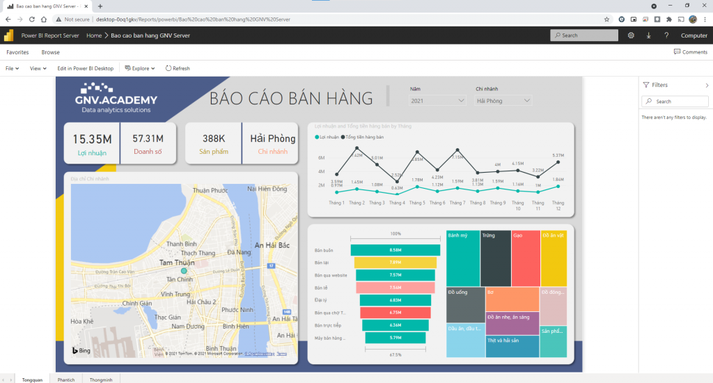 Hướng dẫn chi tiết cài đặt máy chủ Power BI Report Server - Học viện GNV