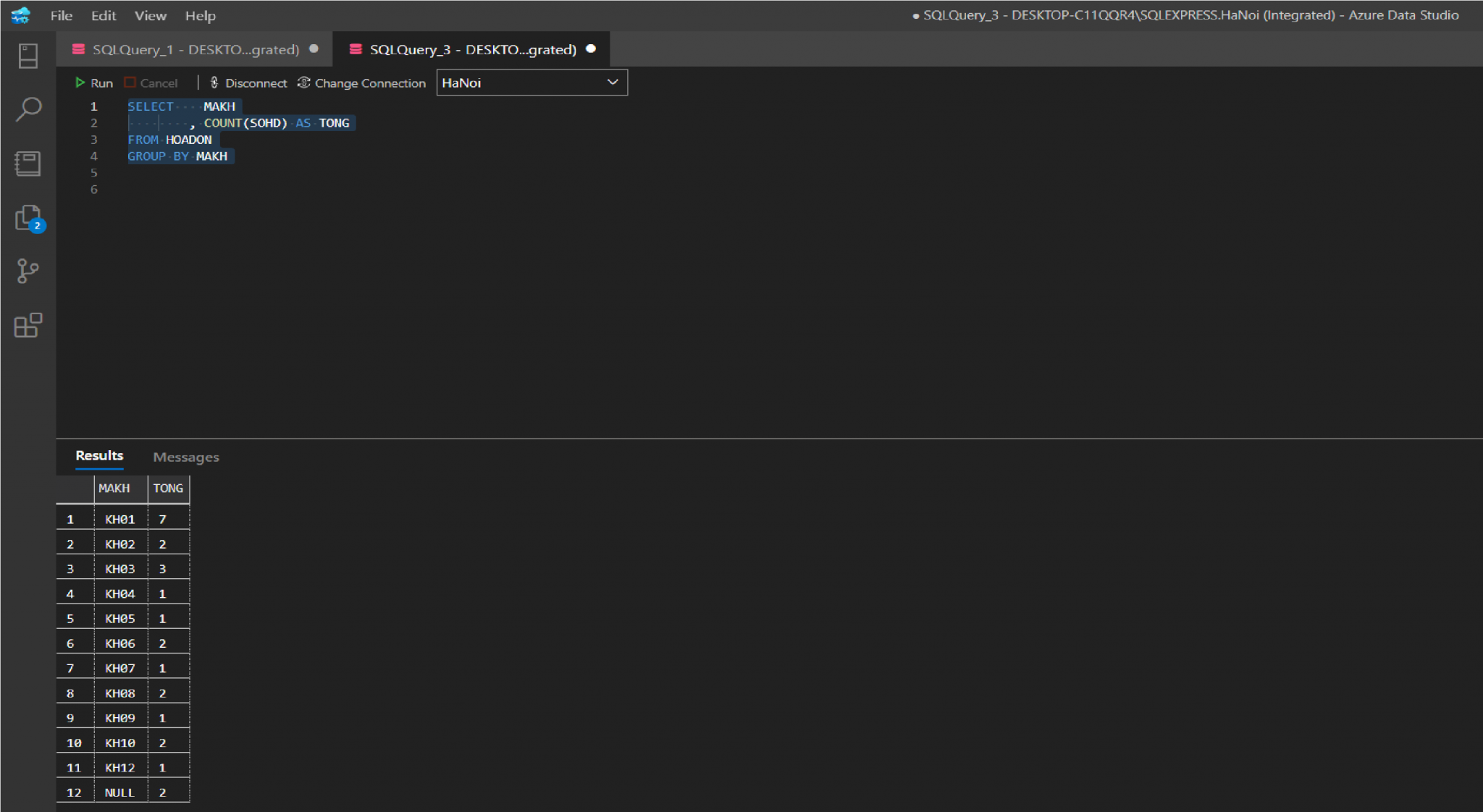 Hàm tính toán trong SQL P1 - Học viện GNV